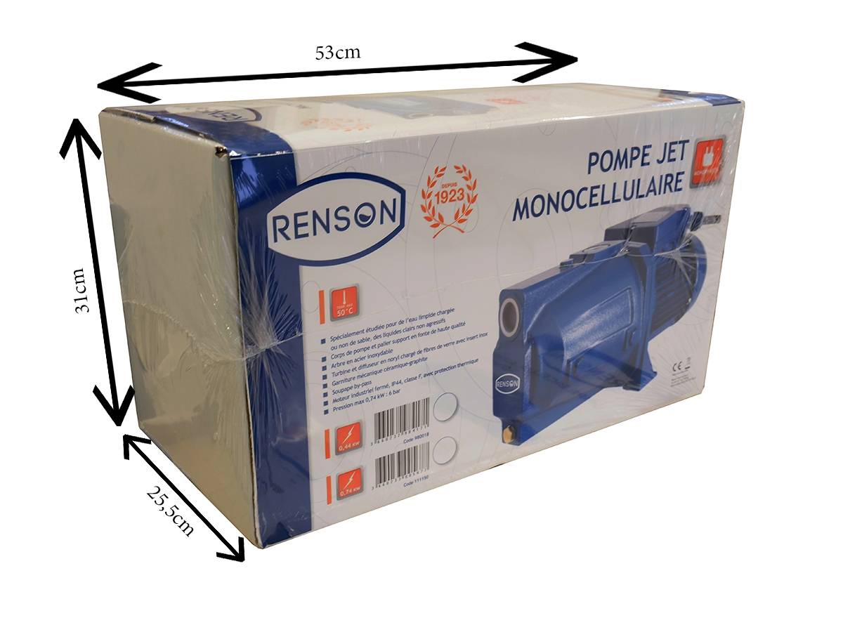 Pompe 230v Fonte Serie Jet 0,74kw - Rcm100p